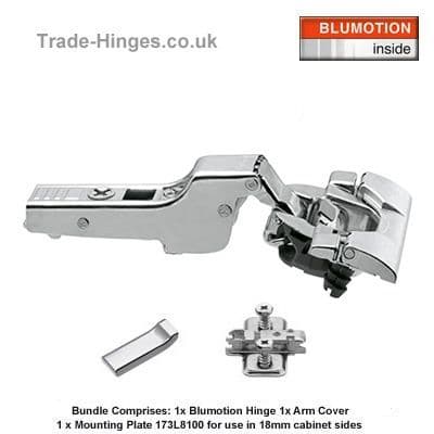 Soft Close Inserta Cabinet Hinge Half Overlay