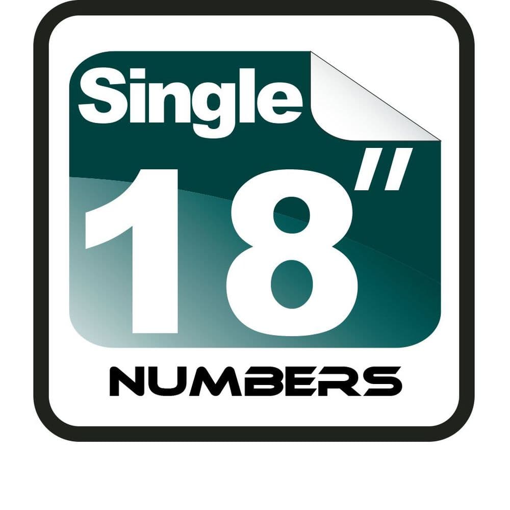 18 Race Numbers 1 To 10 18 Race Numbers 1 To 10