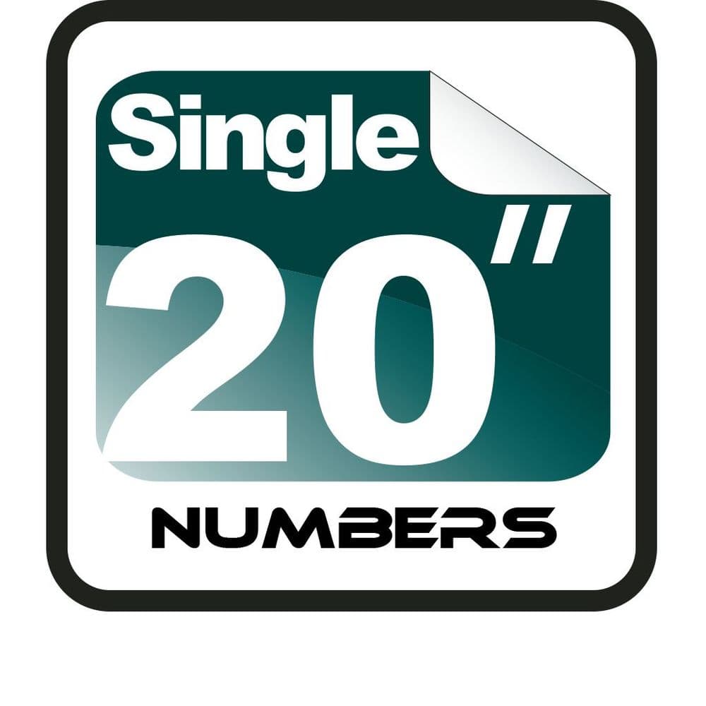 20 Race Numbers 1 To 10 20 Race Numbers 1 To 10