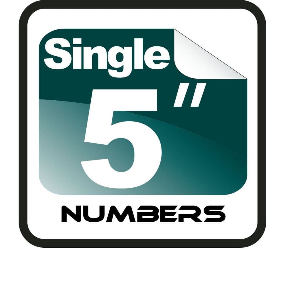 5" Race Numbers