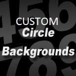 CUSTOM SIZE ROUNDEL STICKER BACKGROUND mm