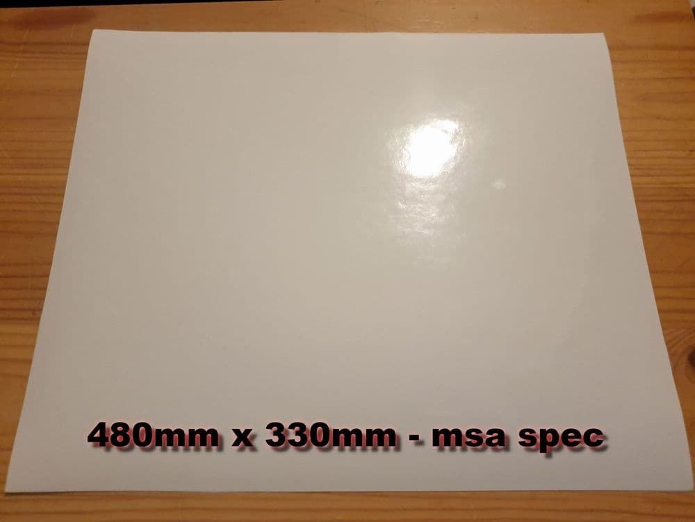 RECTANGLE BACKGROUND 480mm x 330mm - MSA SPEC
