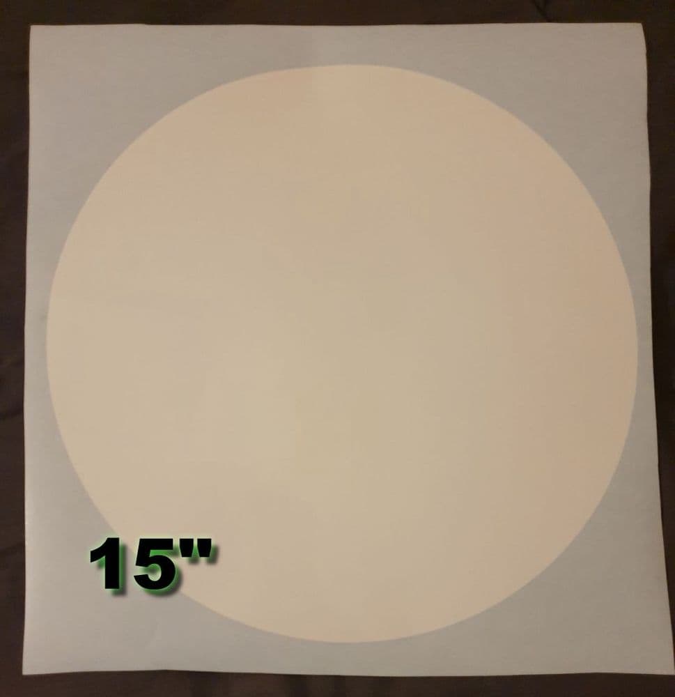 ROUNDEL CIRCLE 15" STICKER BACKGROUND