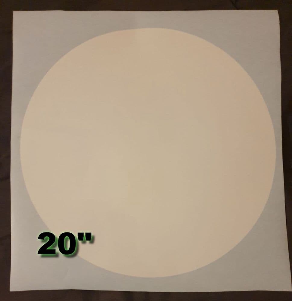 ROUNDEL CIRCLE 20" STICKER - BACKGROUND
