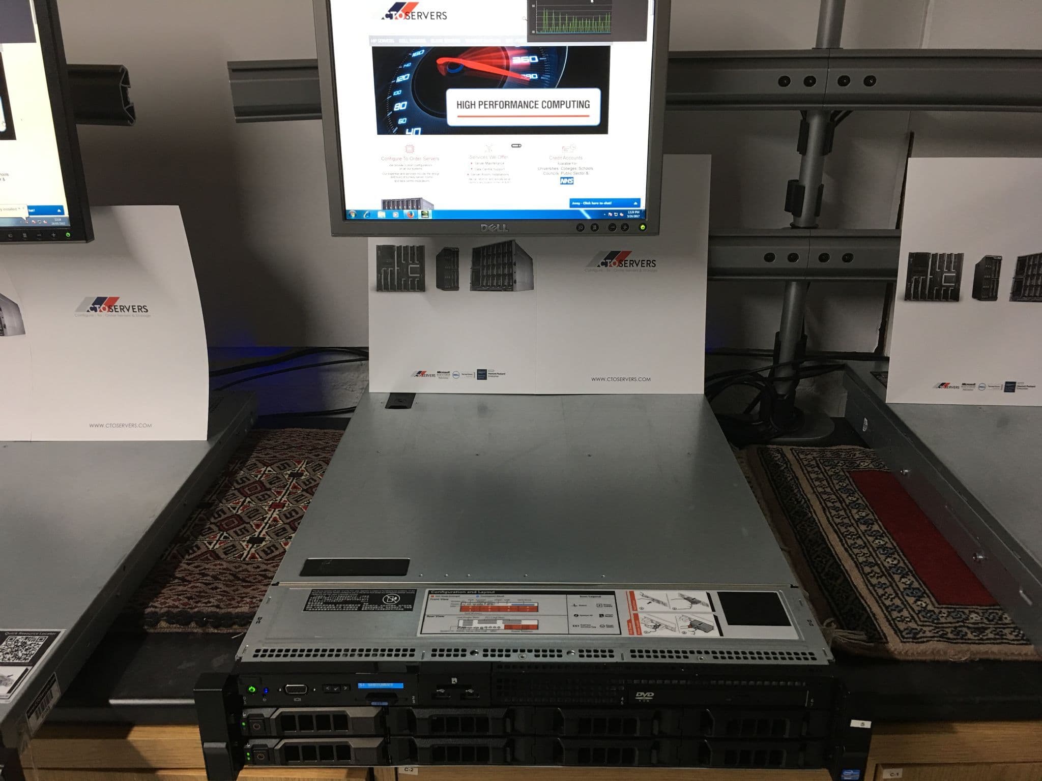 DELL PowerEdge R720 Server 16 Cores 128GB RAM GPU ENABLEMENT KIT