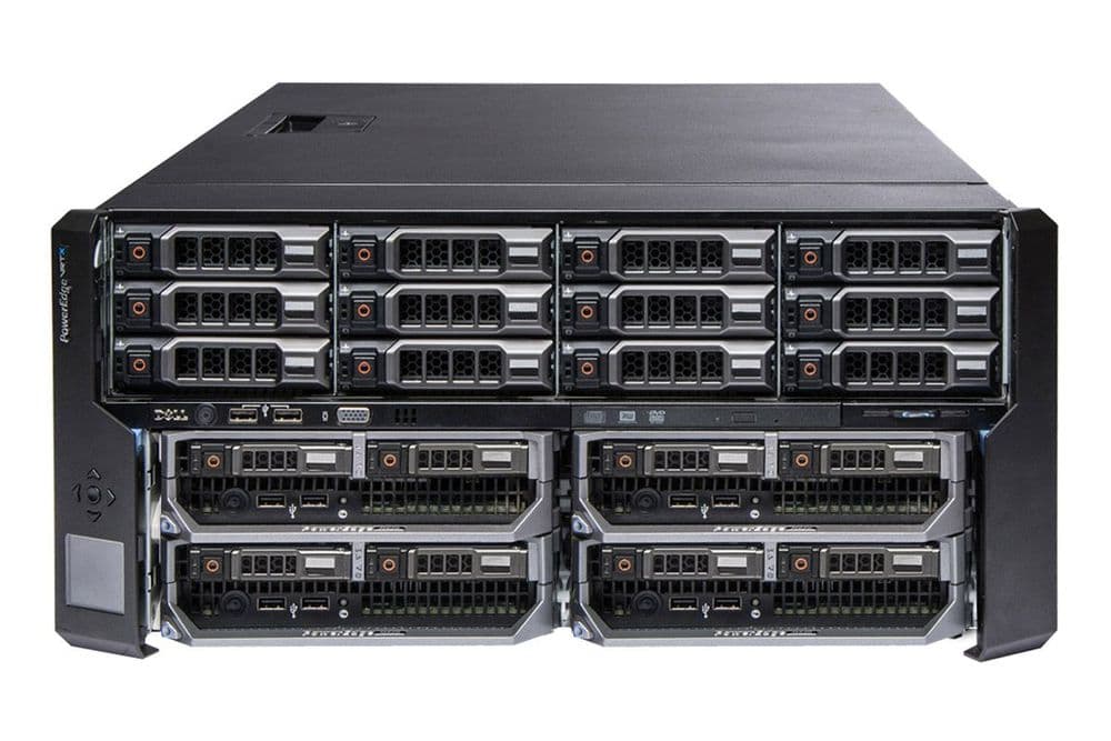 DELL PowerEdge VRTX 4x M620 Server Nodes 8 x 12Core E5-2697 V2 48TB SAS ...