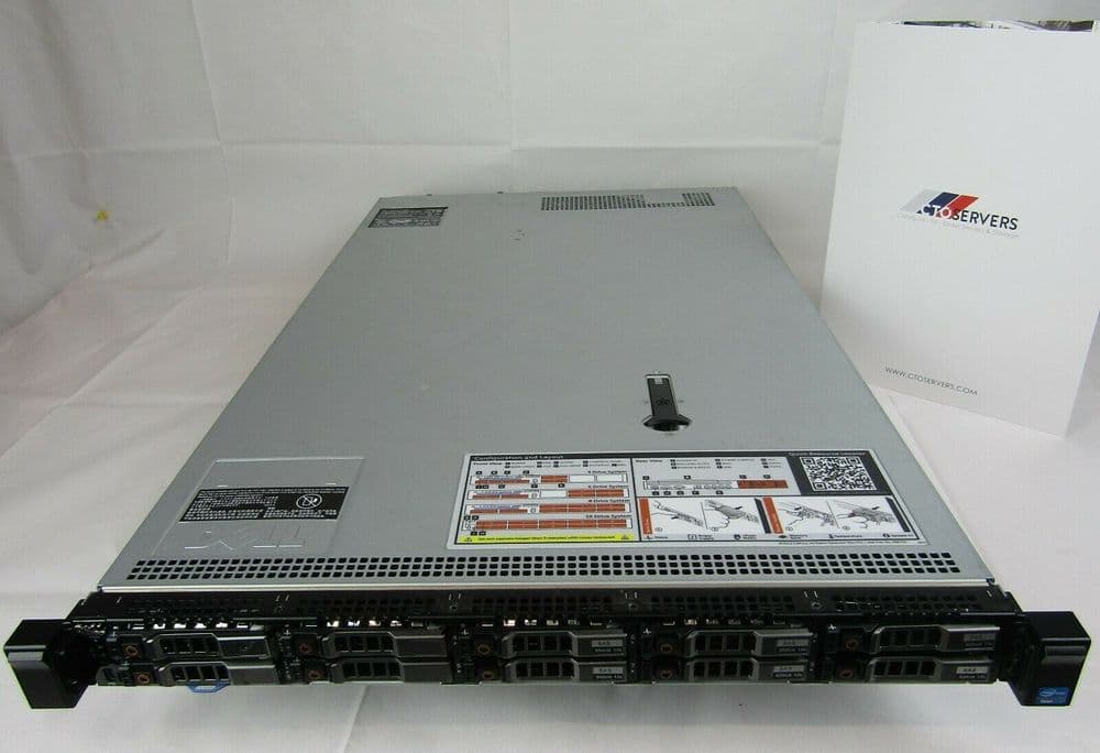 DELL R620 Server Dual Xeon E5-2620 12Cores 64GB RAM 2x 900GB SAS 10x ...