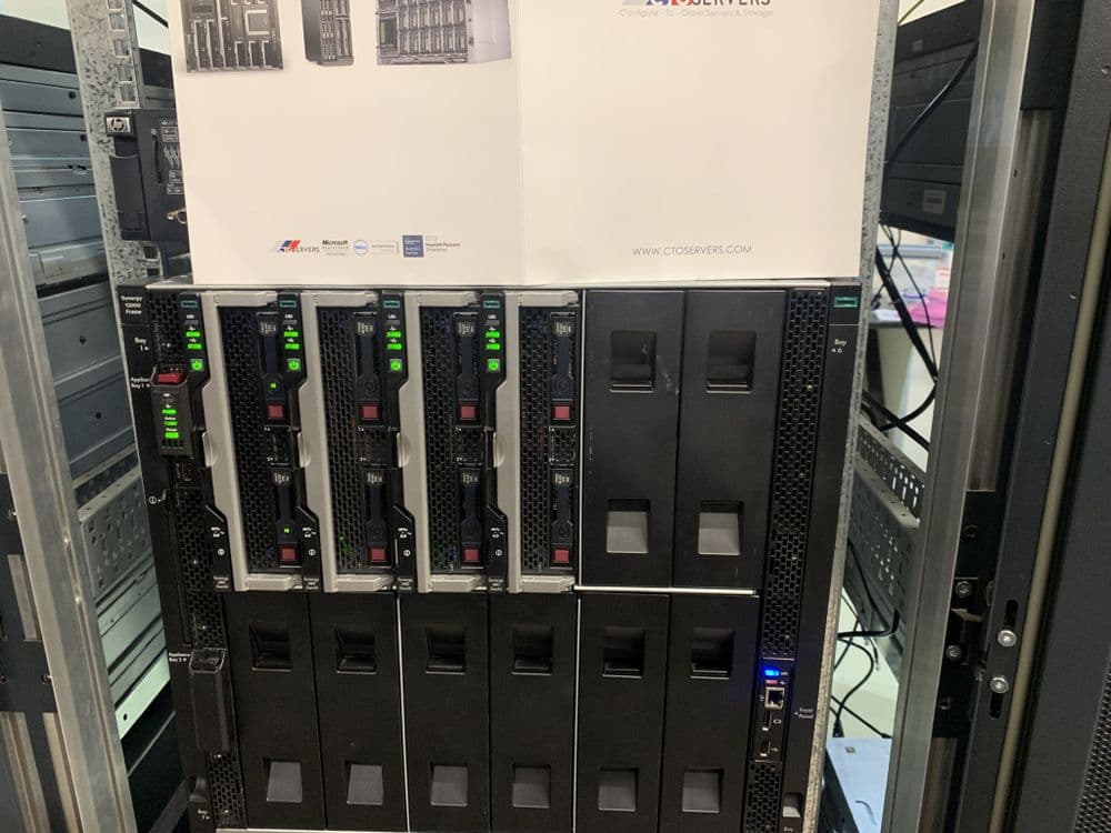 HPE Synergy 12000 Frame incl 4x Synergy 480 Gen11 Compute Module 8x ...