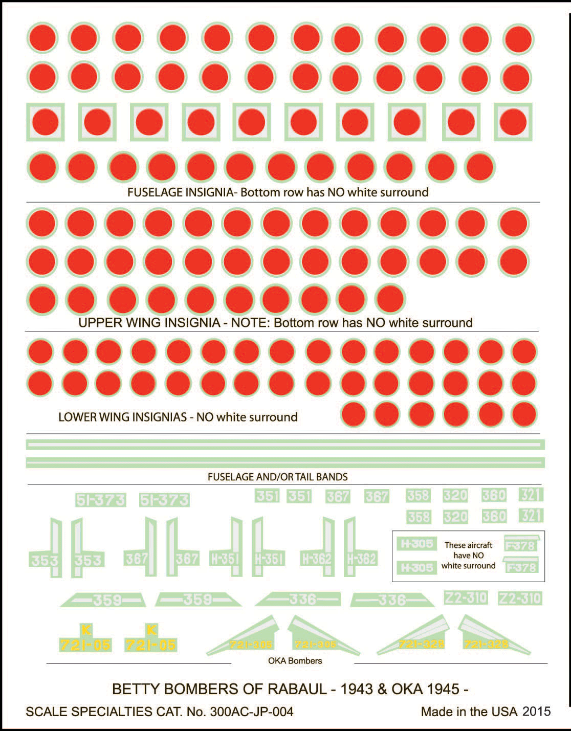 300AC-JP-004 Betty Bombers of Rabaul 1943 Ohka 1945