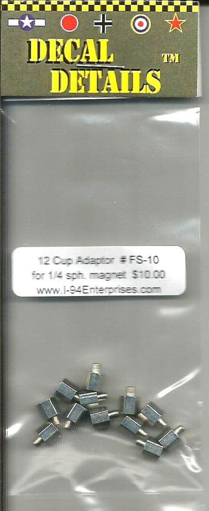 FS-10 Pack of 12 aircraft mini adaptors