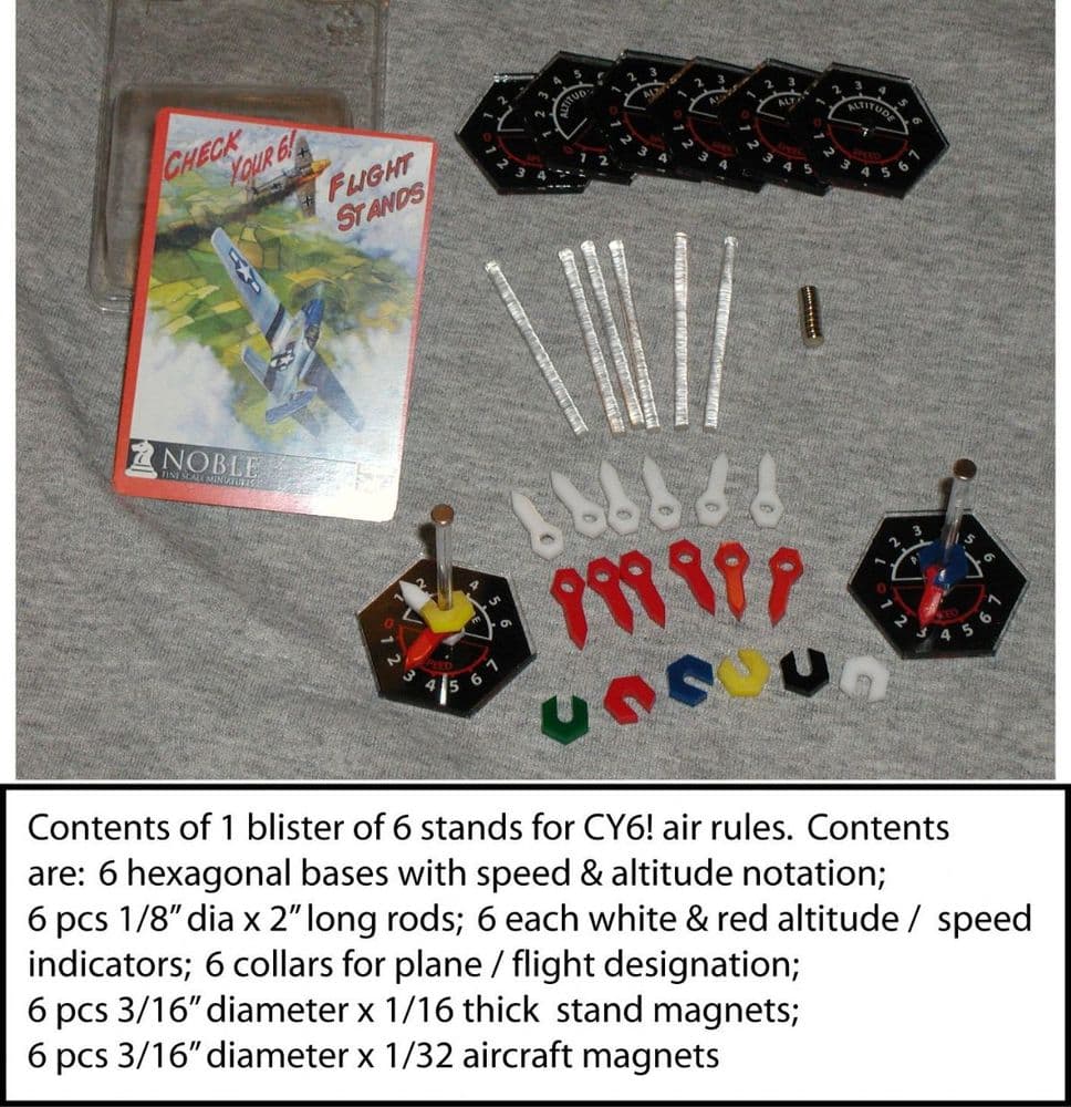 Pack of 6 Flight Stands