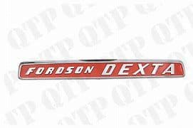 BADGE FORDSON DEXTA SIDE BADGE PAINTED 41538B
