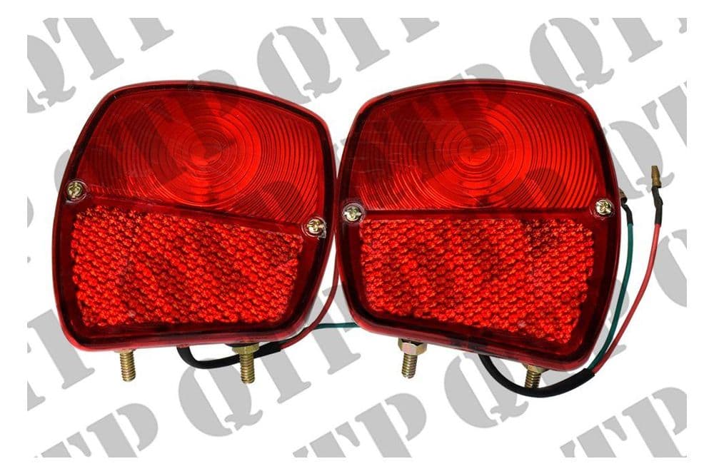 LIGHTS ROUND REAR LIGHTS PAIR 42882 EB6A EB6B