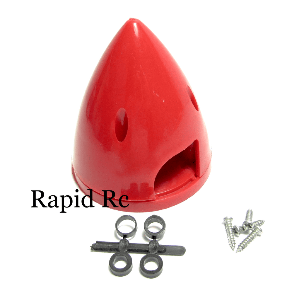 2 Bladed Spinner 2 25" - 57mm Red