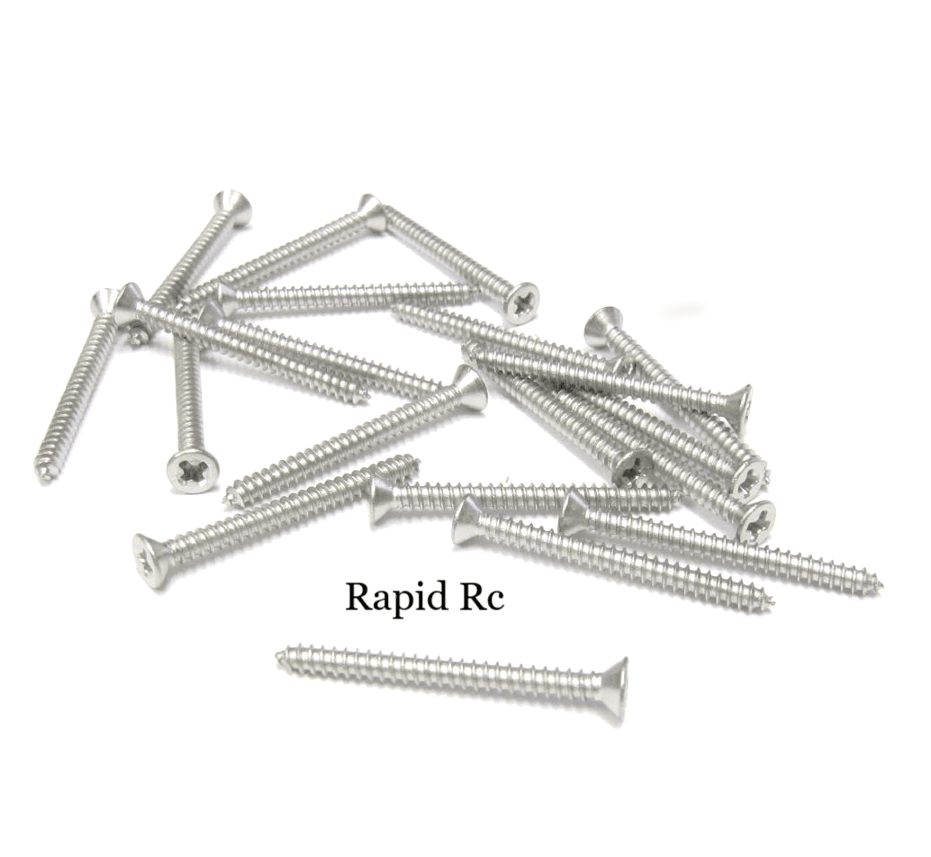 2 2mm x 25mm Stainless steel Counter Sunk Phillips Head Self Tapping screw