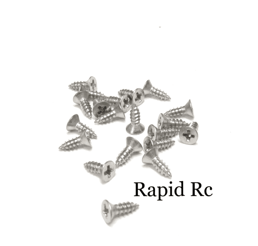 2 2mm x 6 5mm Stainless steel Counter Sunk Phillips Head Self Tapping screw