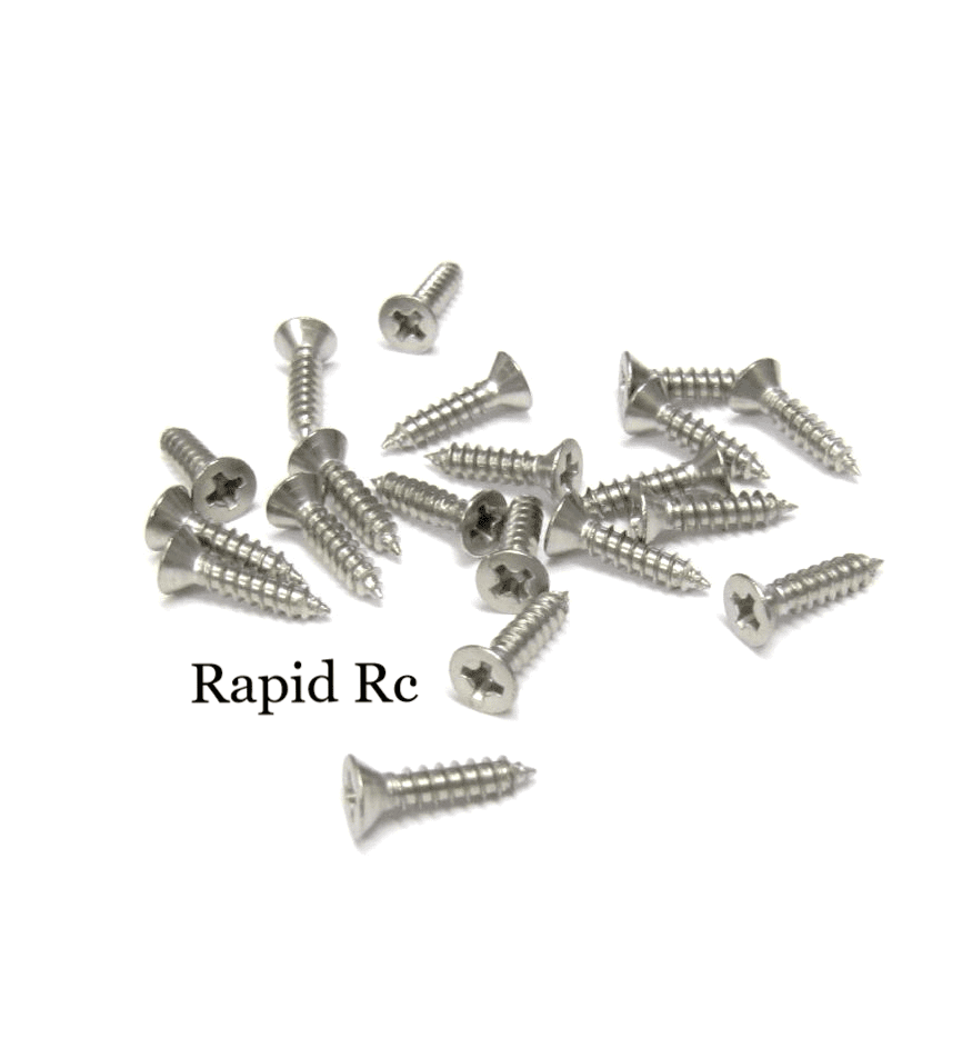 2 2mm x 9 5mm Stainless steel Counter Sunk Phillips Head Self Tapping screw