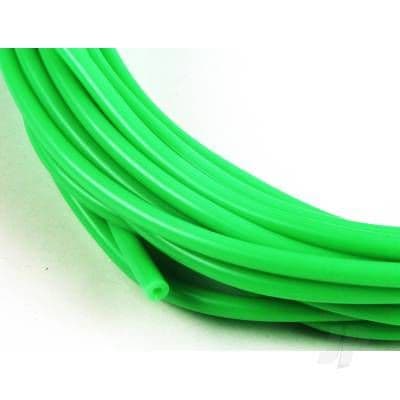 2 3mm Nitro silicone fuel tube Neon Green 1 meter