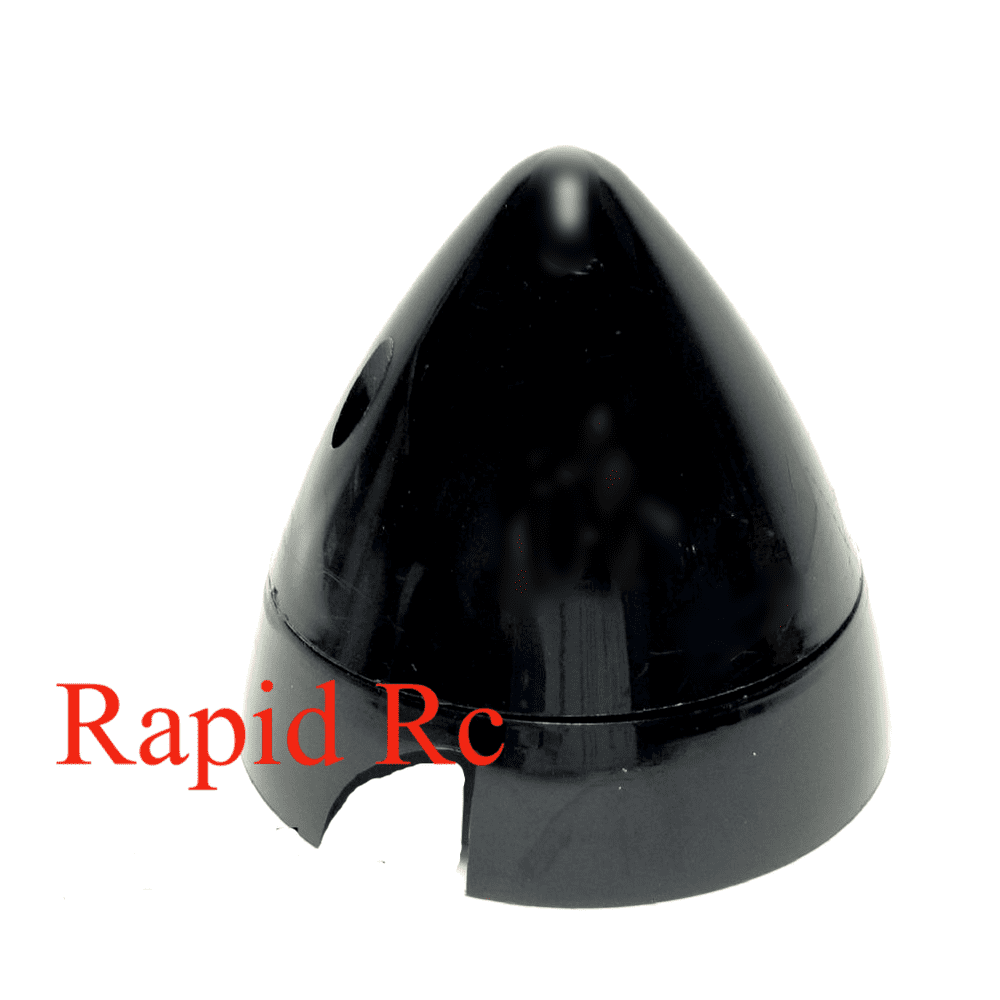 3 Blade Black Spinner 2 3/4 in 69mm