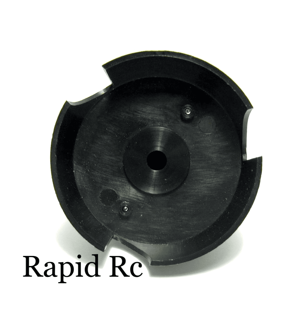 3-Blade Black Spinner 2in 50mm