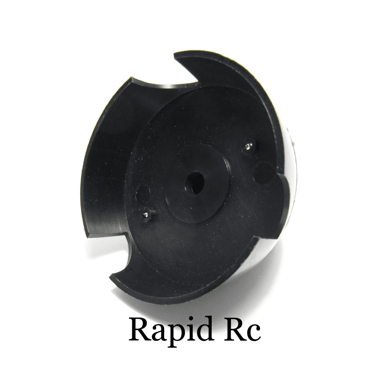 3-Blade Black Spinner 2in 50mm