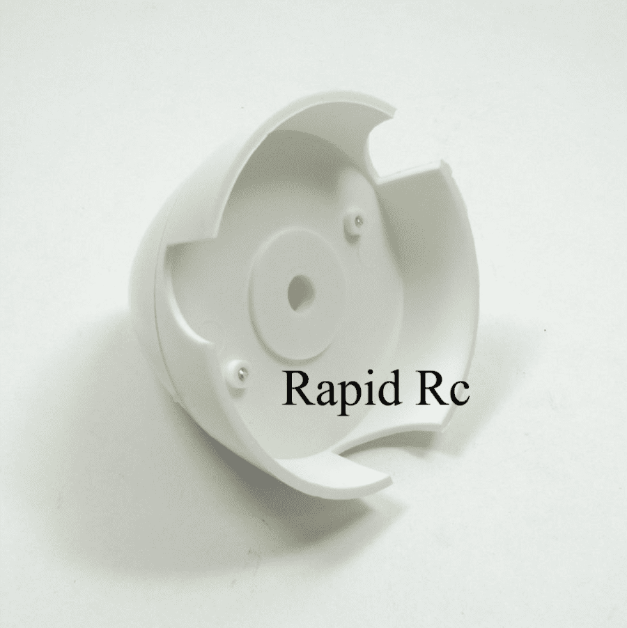 3 Blade White Spinner 2in 50mm