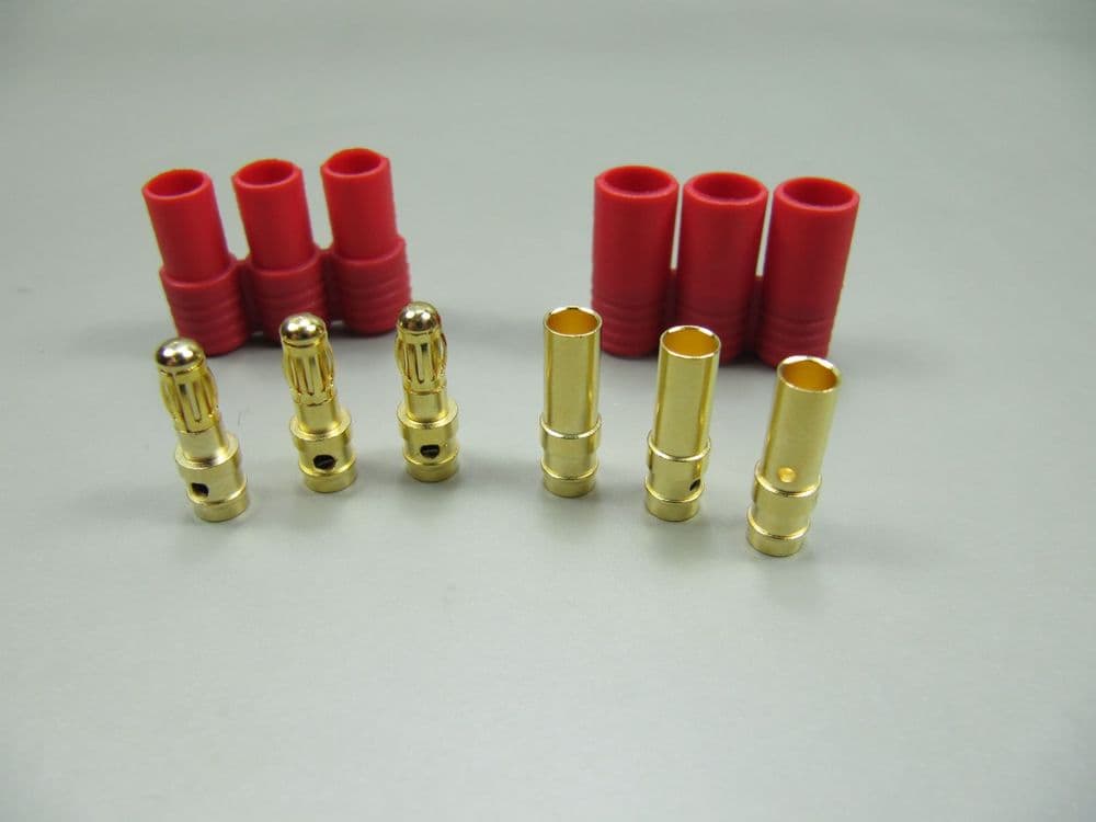 3 5mm 3 wire Bullet-connector for motor 1pair