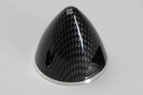 38mm Black Carbon Spinner with Aluminium Back plater 38mm Black