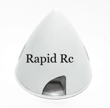 38mm White Spinner with Aluminium Back plate