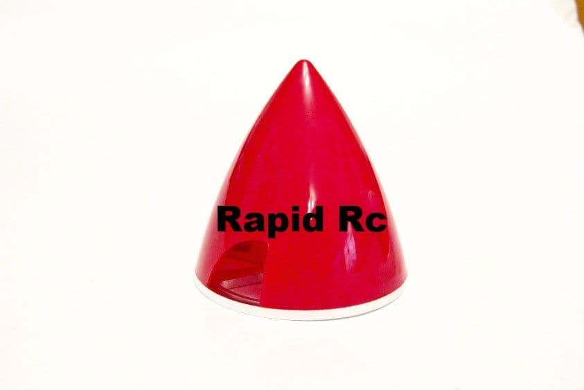 45mm red Spinner with Aluminium Back plate