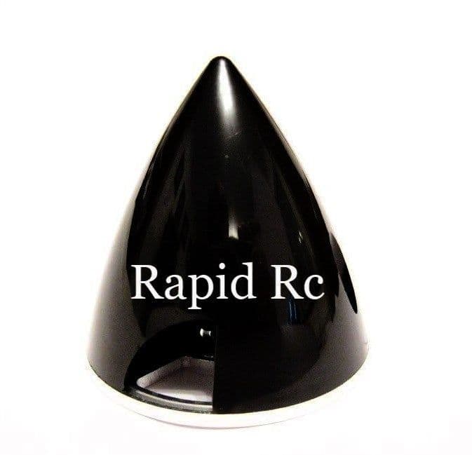 57mm Black Spinner with Aluminium Back plate