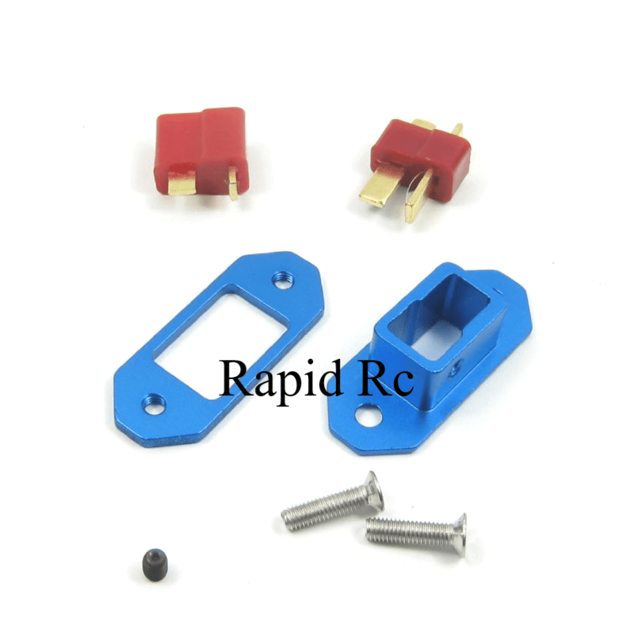Anodised Alloy External Flight Battery Arming Switch blue T-Plug