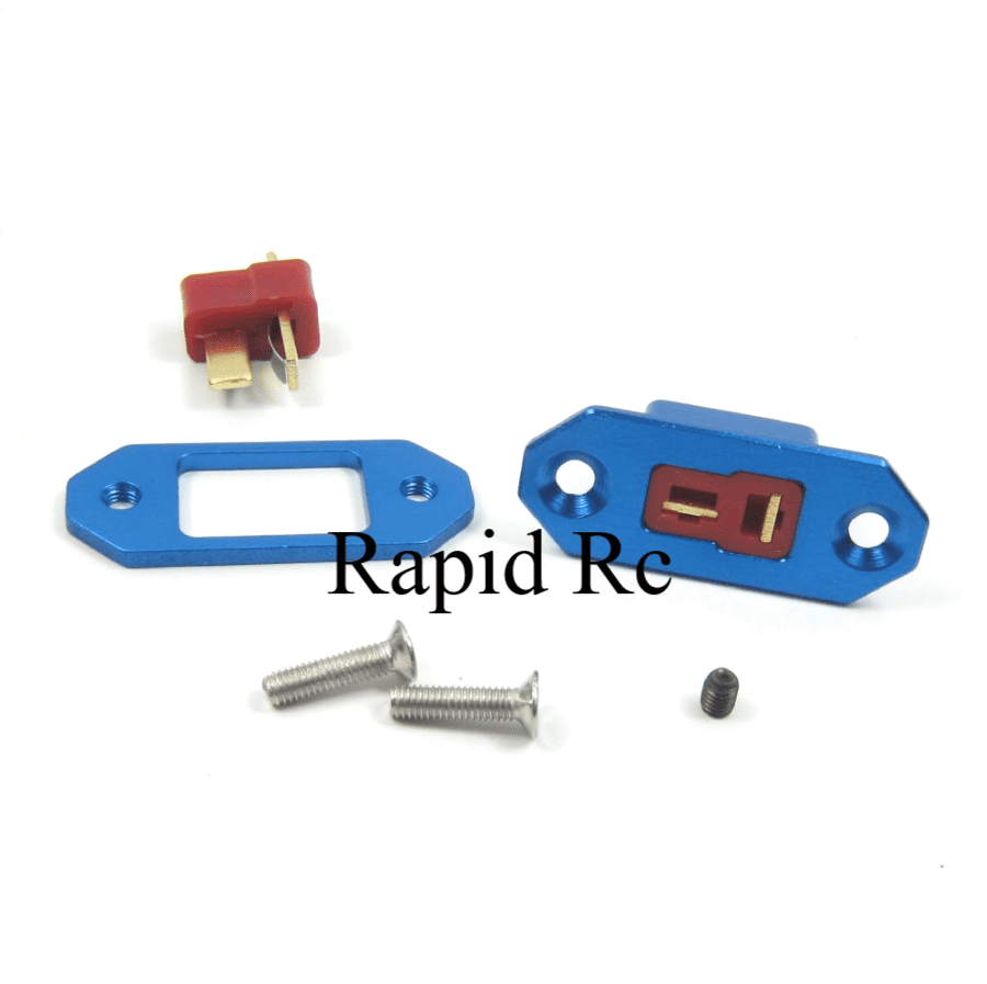 Anodised Alloy External Flight Battery Arming Switch blue T-Plug