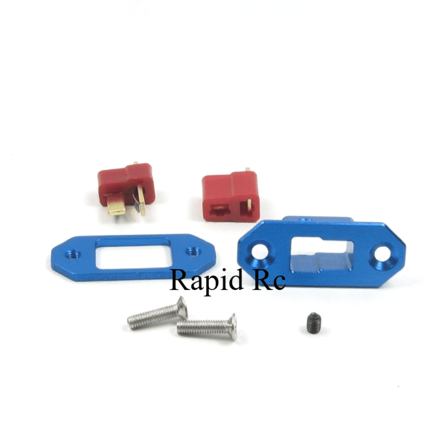 Anodised Alloy External Flight Battery Arming Switch blue T-Plug
