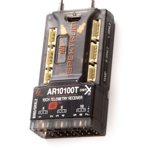 AR10100T DSMX 10-Channel Telemetry Receiver SPMAR10100T