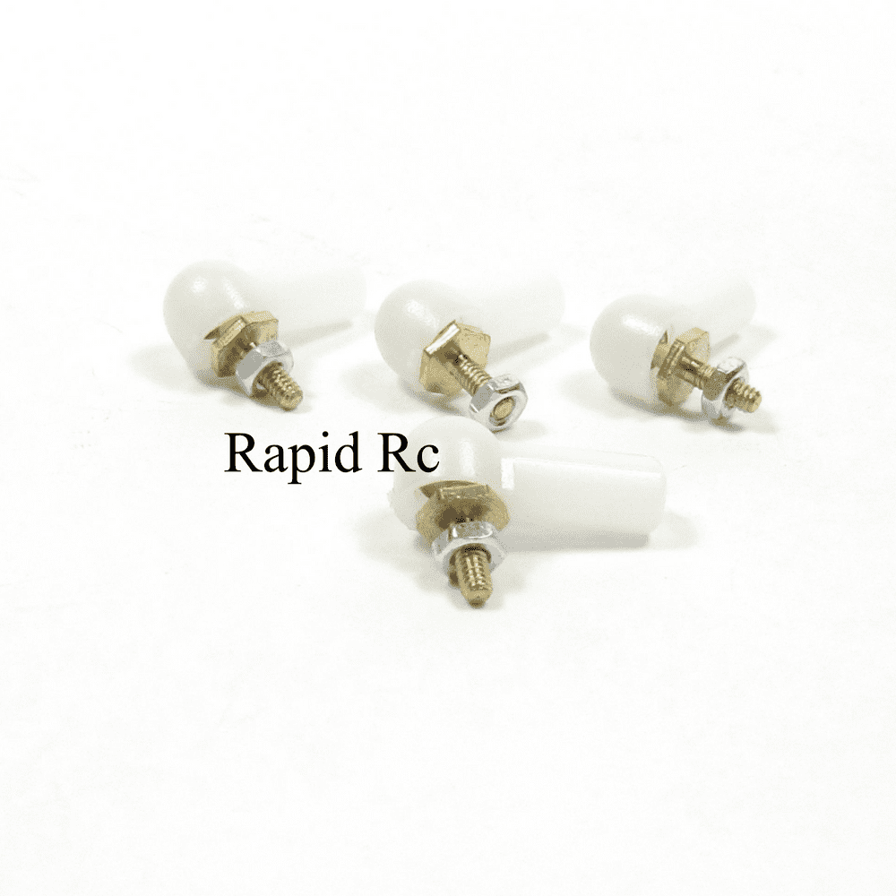 Ball and roller link for 3mm rods 4 pcs/bag