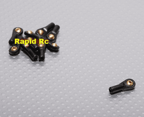 Ball Joint Bolt Through 2x18mm Black