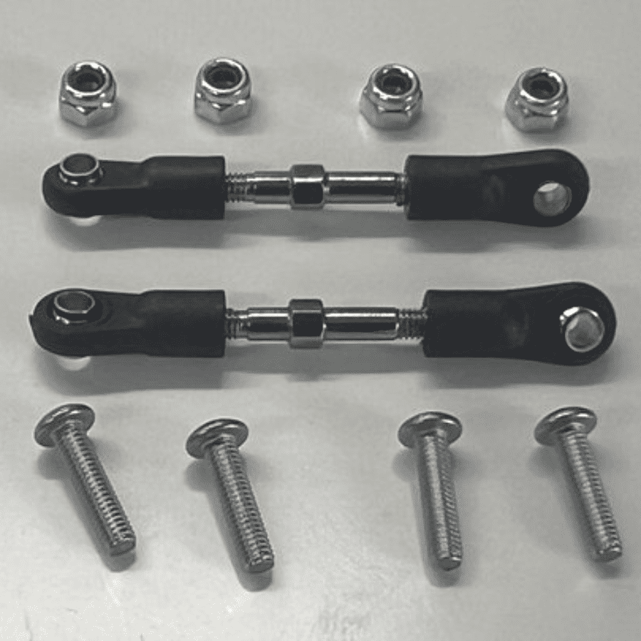 Bolt On Turnbuckles / Track Rods Set