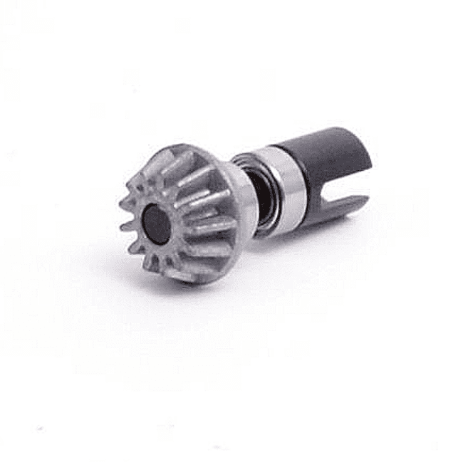 DIFF INPUT SHAFT WITH 13T ZINC ALLOY GEAR AND BEARINGS