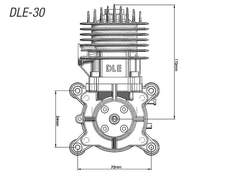 DLE-30 Two-Stroke Petrol Engine