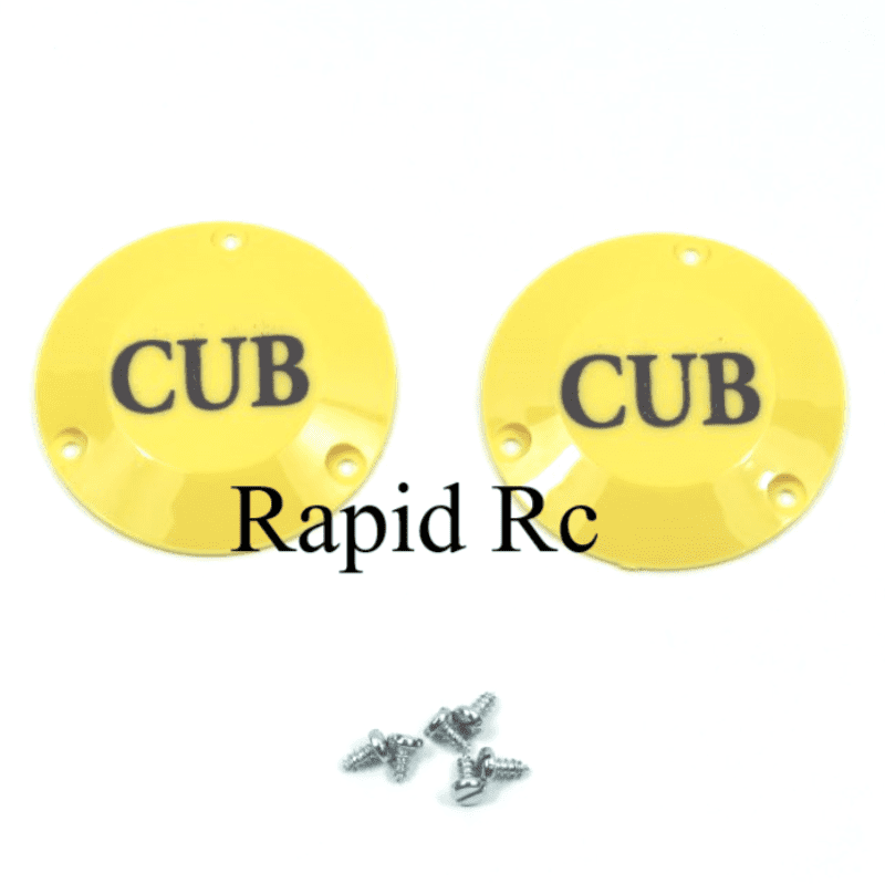 Dubro 1/3 Scale J-3 Cub Wheel Replacement Cub Caps 2 Pack F-DB558CC