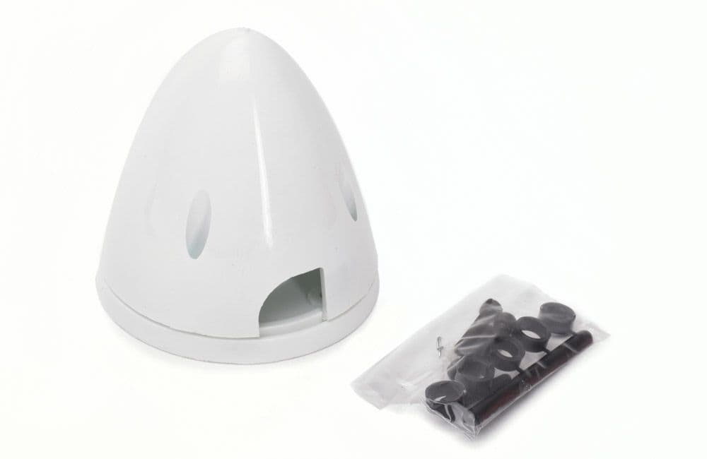 Dubro 3" 76mm 2-Blade Spinner White DB296