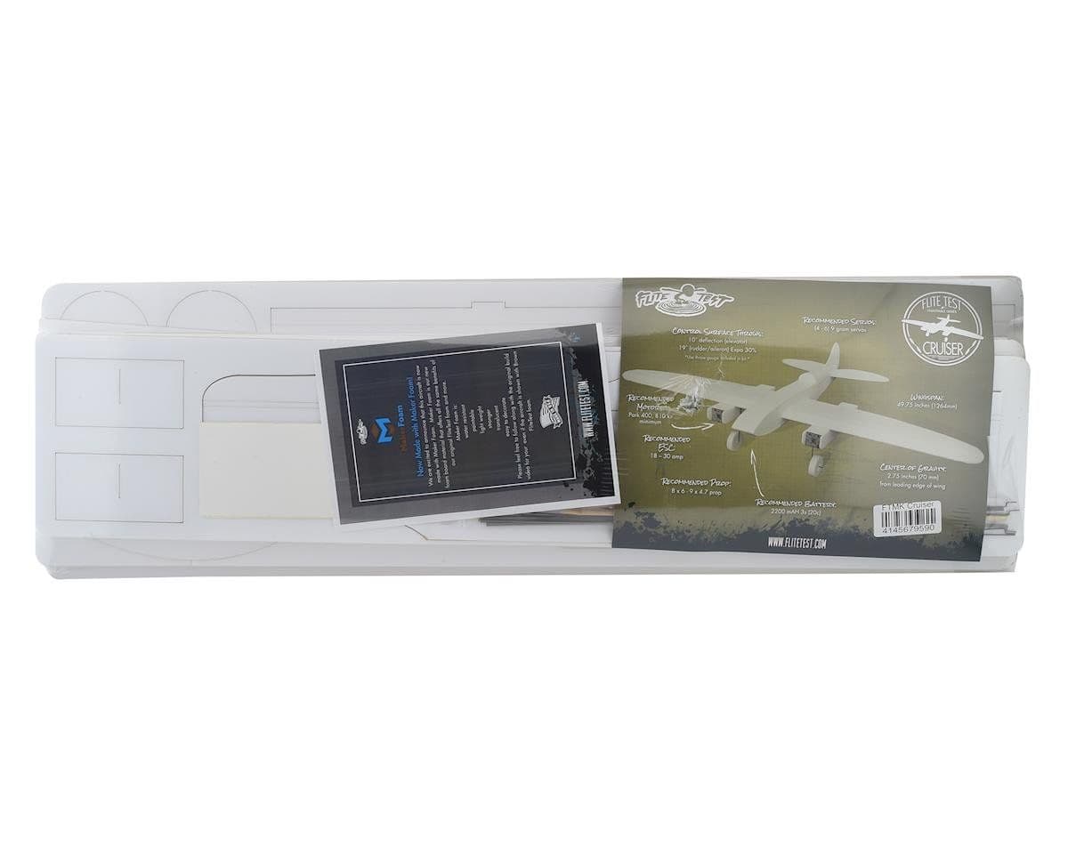 Flite Test Cruiser Speed Build "Maker Foam" Electric Airplane Kit 1264mm