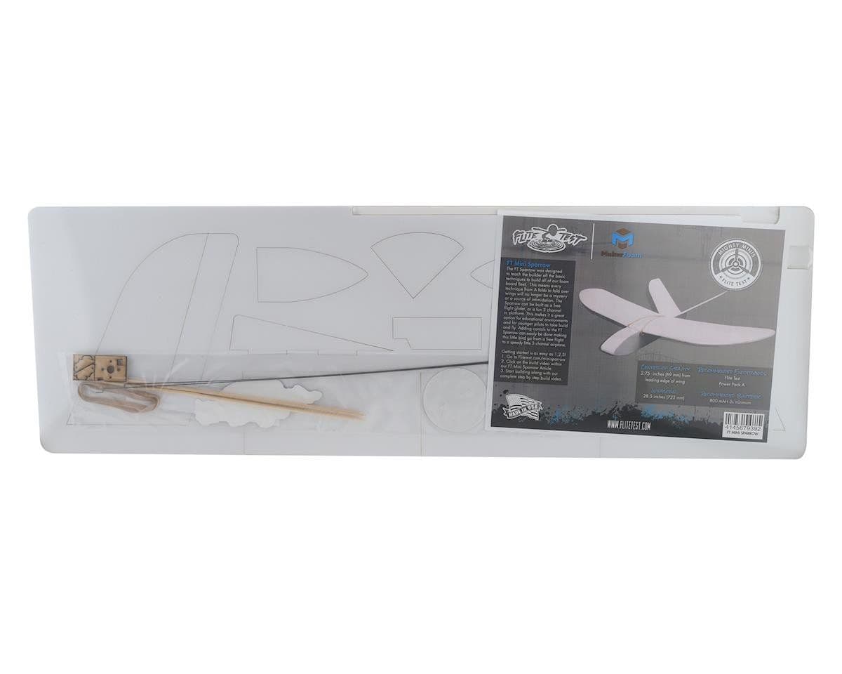 Flite Test Mini Sparrow "Maker Foam" Electric Airplane Kit 723mm