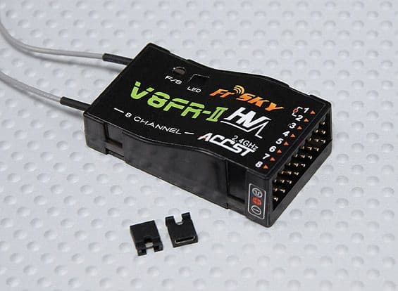 FrSky V8FR-II 2 4Ghz 8CH Receiver HV