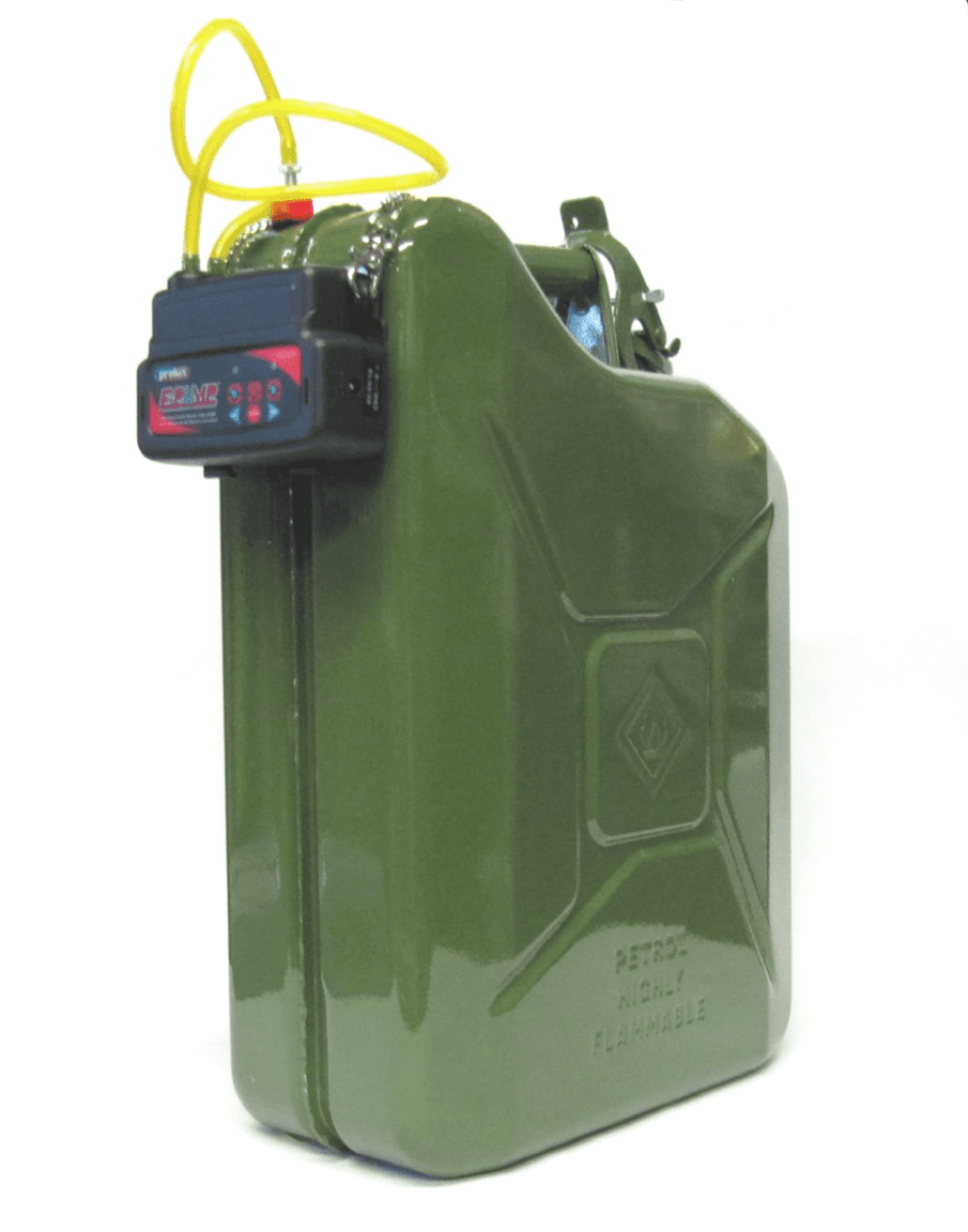 Fuel Caddy Green Jerry Can 10 Litre Fuel Caddy with Electric Pump
