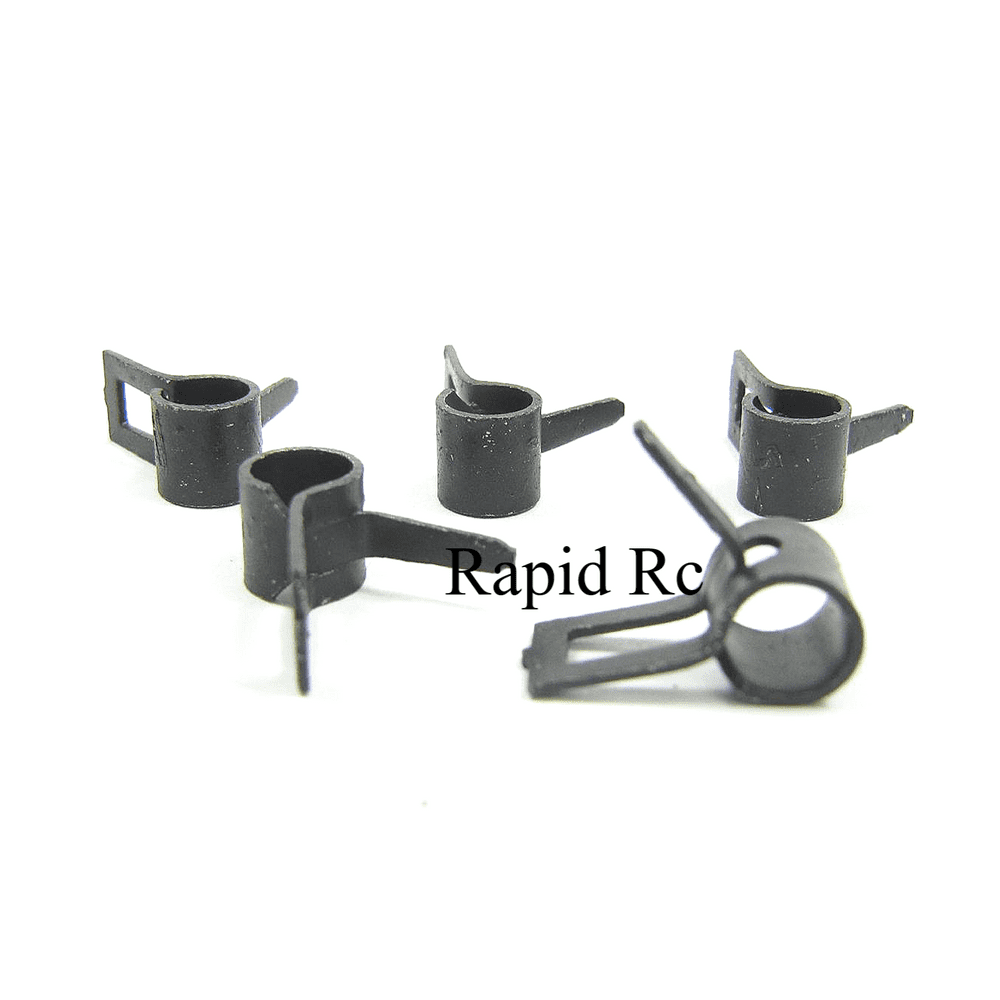 Fuel Line Retaining Clips 5mm Black 5pcs