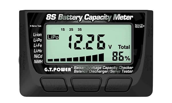 GT Power 8S Battery Capacity Meter Battery Voltage Capacity Checker ...