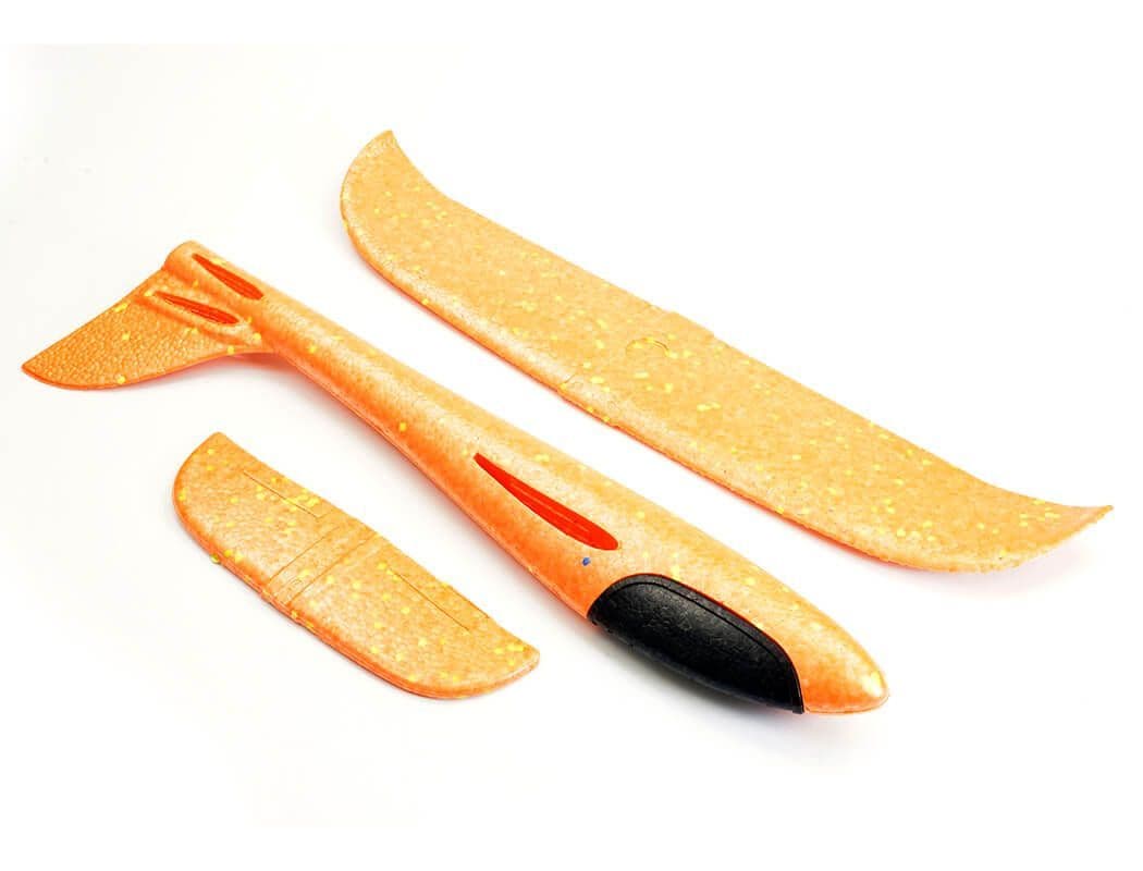 HAND CHUCKIE FOAM GLIDER ORANGE 480MM WINGSPAN