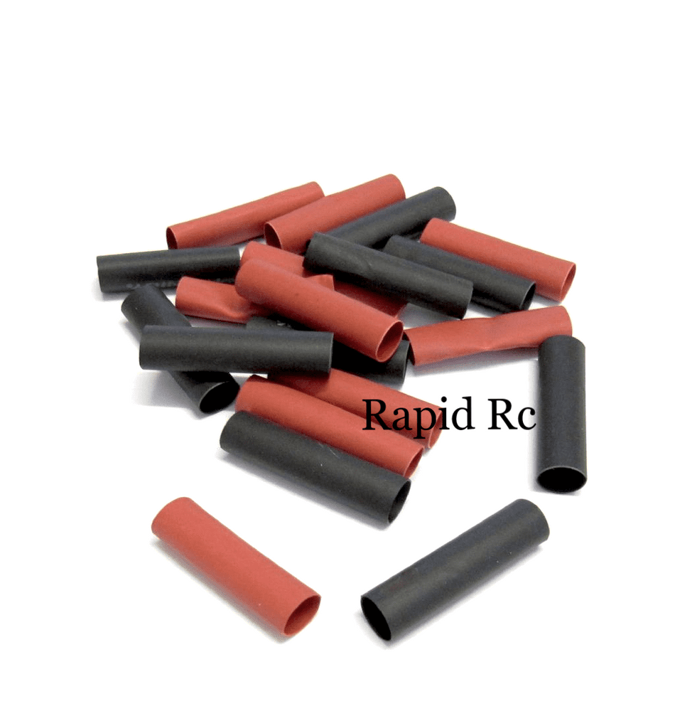 Heat shrink 6mm 10 red and x 10 black